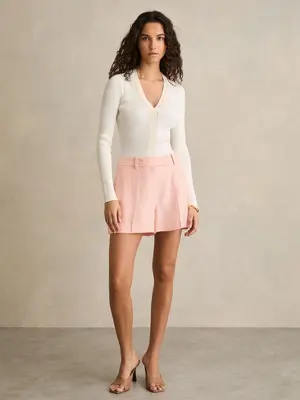 Reiss Textured Shorts For Women