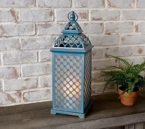 VALERIE PARR HILL Indoor/outdoor 20' Flickering Flame Lantern Valerie - One-color