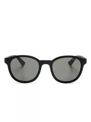 Montblanc Round-frame Sunglasses - Black