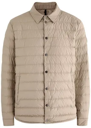 Moncler Bourdon Quilted Shell Jacket - Beige