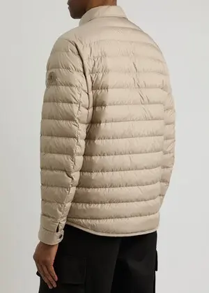 Moncler Bourdon Quilted Shell Jacket - Beige