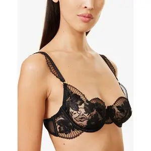 Bluebella Gabriella Soft-cups Floral-lace Bra