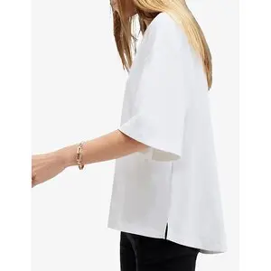 ALLSAINTS Amelie Relaxed-fit Cotton T-shirt - White