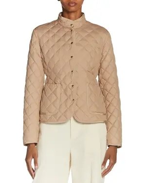 Moncler Epin Quilted Down Jacket - Beige