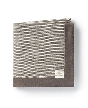 DOMANI HOME Eka Stipple Throw Blanket - Brown