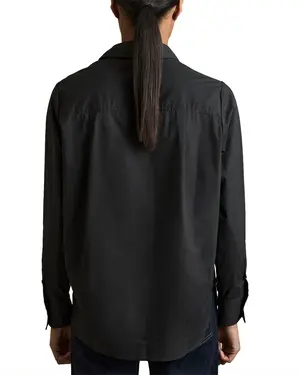 REISS Lace Front Shirt