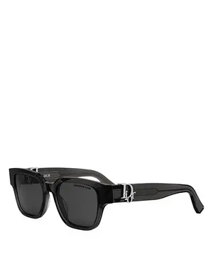 Dior Oblique S1i Square Sunglasses - Gray/smoke