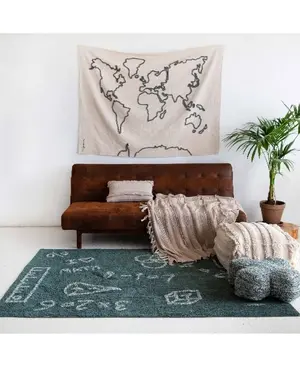 LORENA CANALS Map Wall Hanger
