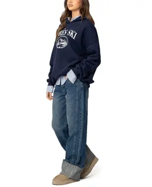 EDIKTED Apres Ski Oversized Hoodie
