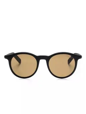 Montblanc Round-frame Sunglasses - Black