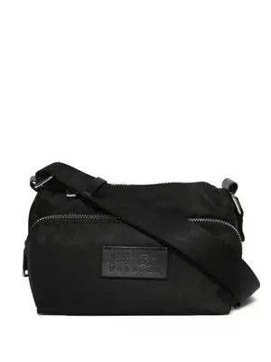 MAISON MARGIELA Numbers-patch Crossbody Bag - Black