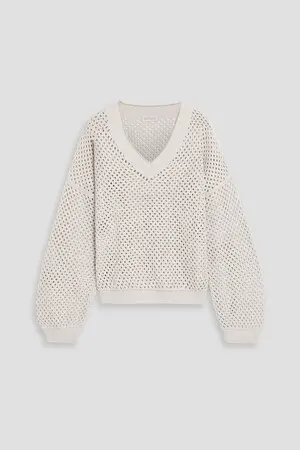 Cotton Open-Work Sweaters