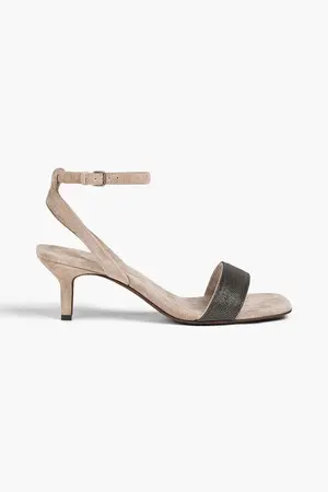 Brunello Cucinelli Mid Heel Sandals For Women