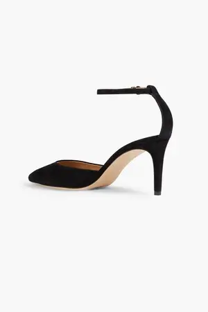 FERRAGAMO Iman Suede Pumps - Black