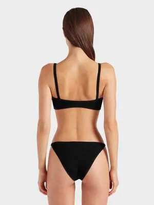 Hunza G Tyler Tonal Bikini Set - Black