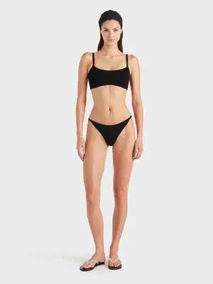 Hunza G Tyler Tonal Bikini Set - Black