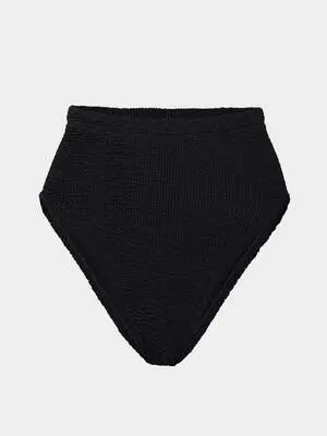 Hunza G High-waisted Bikini Bottom - Black