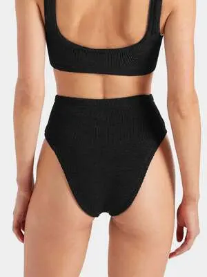 Hunza G High-waisted Bikini Bottom - Black