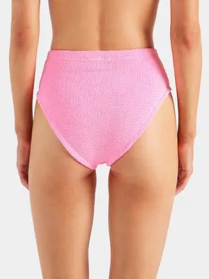 Hunza G High-waisted Bikini Bottom - Bubblegum