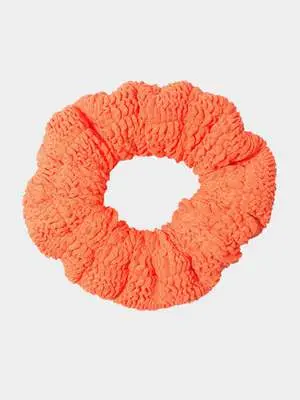 Hunza G Hunza G Crinkle Scrunchie Orange