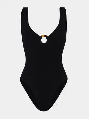 Hunza G Celine One Piece Swimsuit - Black