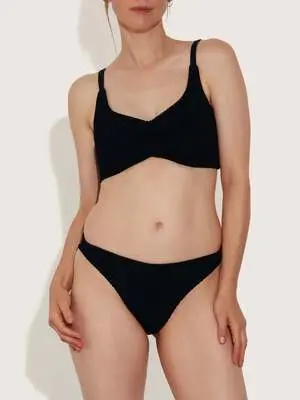 Hunza G Post-mastectomy Bikini - Black
