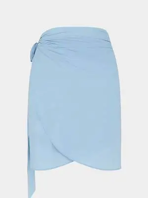 Hunza G Short Sarong - Cornflower Blue