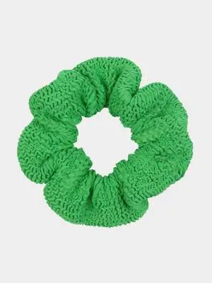 Hunza G Hunza G Crinkle Scrunchie Emerald