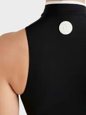 Hunza G Katya Upf 50+ Swimsuit - Black/white
