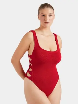 Hunza G Tiffany Swim - Red