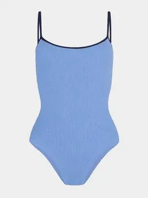 Hunza G Hunza G Pamela Contrast Swimsuit Cornflower/navy
