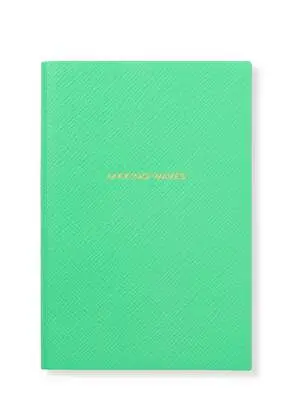 Hunza G Smythson X Chelsea Notebook Leather - Leather Lime