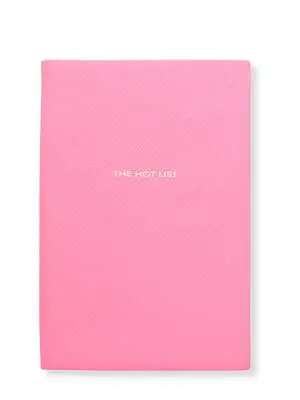 Hunza G Smythson X Chelsea Notebook Leather - Bubblegum