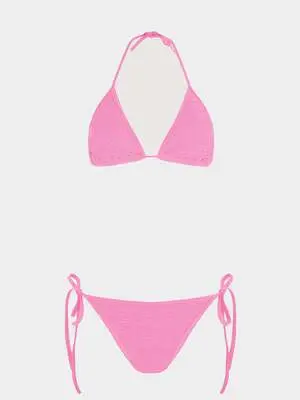 Hunza G Hunza G Gina Triangle Bikini Bubblegum