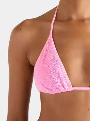 Hunza G Gina Triangle Bikini - Bubblegum