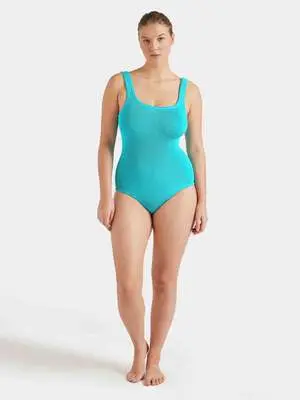 Hunza G Coverage Square Neck One Piece Swimsuit