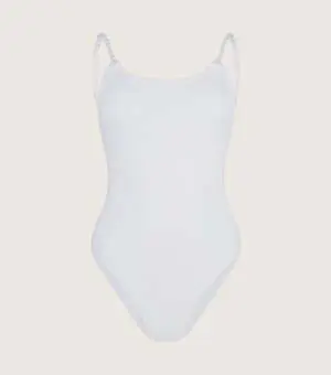 Hunza G Domino Swimsuit - White