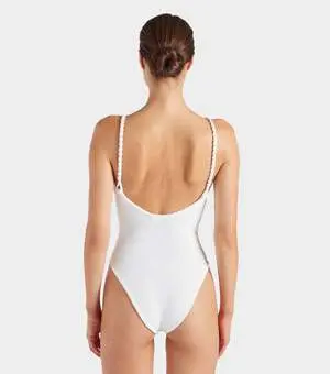 Hunza G Domino Swimsuit - White