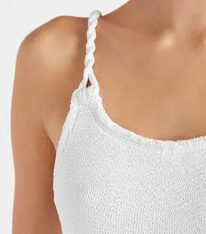 Hunza G Domino Swimsuit - White