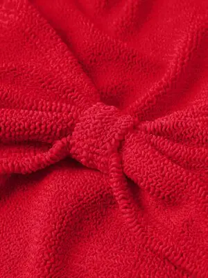 Hunza G Jean Bikini Top - Red