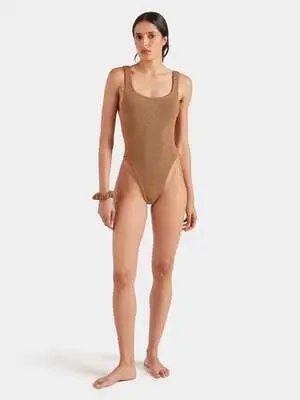 Hunza G Square Neck One Piece Swimsuit