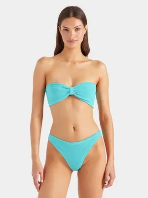 Hunza G Jean Bandeau Bikini - Aqua