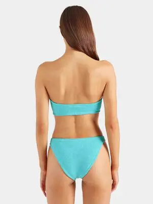 Hunza G Jean Bandeau Bikini - Aqua