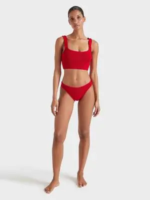 Hunza G Coverage Xandra Bikini - Red