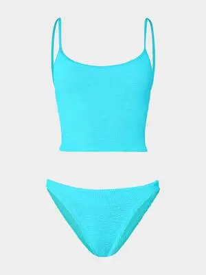 Hunza G Strap Bikini - Aqua