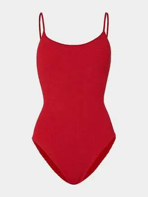 Hunza G Coverage Pamela One-piece Swimsuit - Red