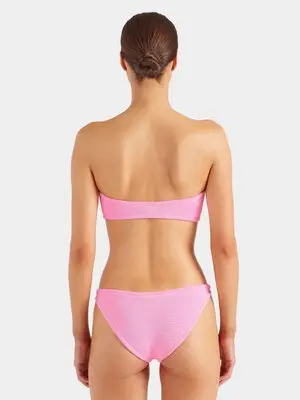 Hunza G Jean Bandeau Bikini - Bubblegum