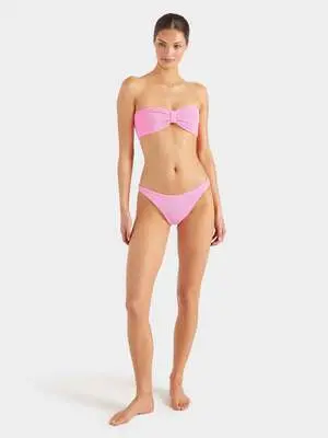 Hunza G Jean Bandeau Bikini - Bubblegum