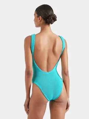 Hunza G Square Neck One Piece Swimsuit