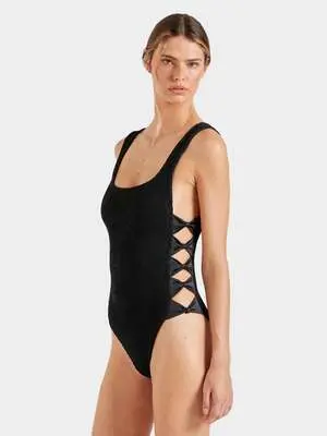 Hunza G Tiffany One Piece Swimsuit - Black